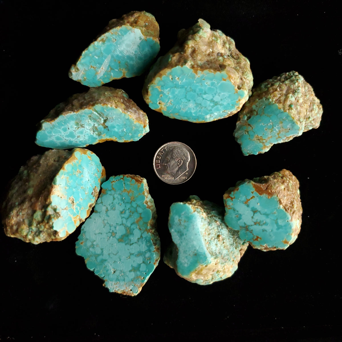 Ammaroo Station Rough Turquoise Lot RL-02 – AZ TURQUOISE