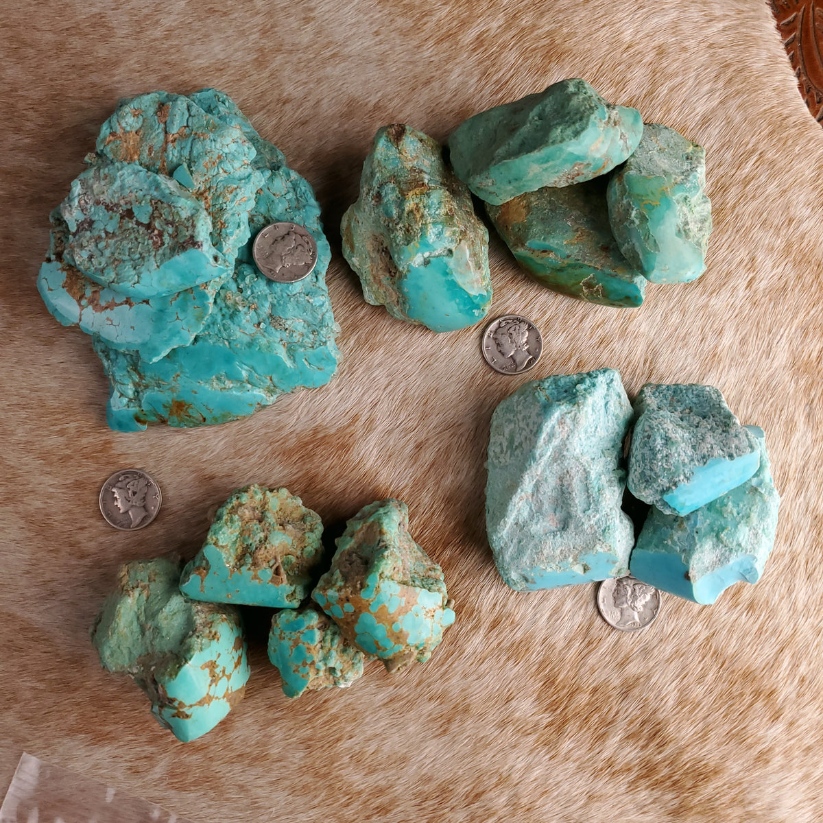 Turquoise Lot - 4 Mines – AZ TURQUOISE
